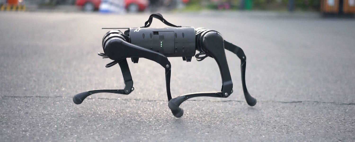 Unitree A1-ユニトリーA1：時速11km超の高速移動4足歩行ロボ｜ペットロボットショップ
